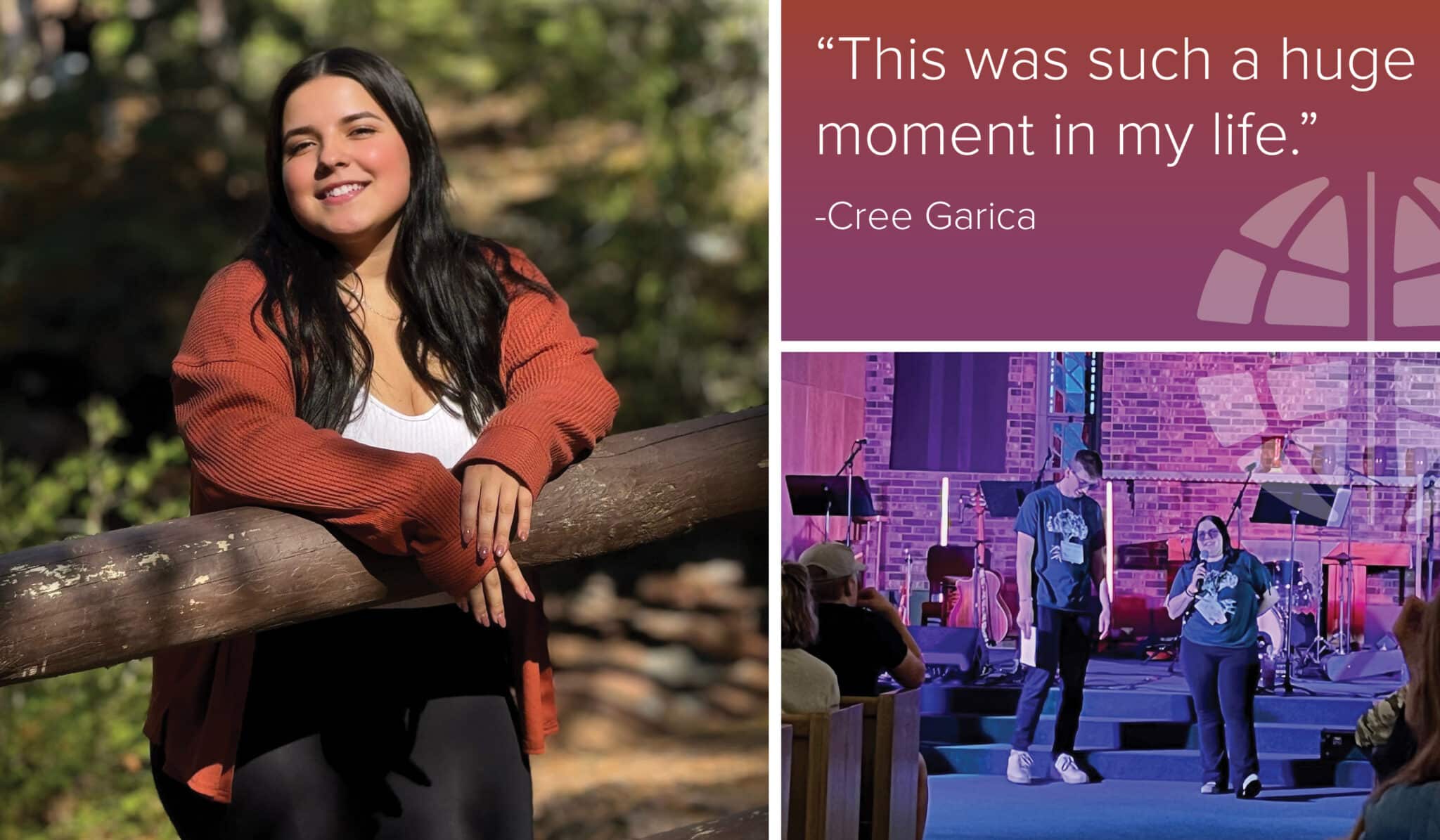 Cree Garica found that she did not walk her journey of faith alone ...